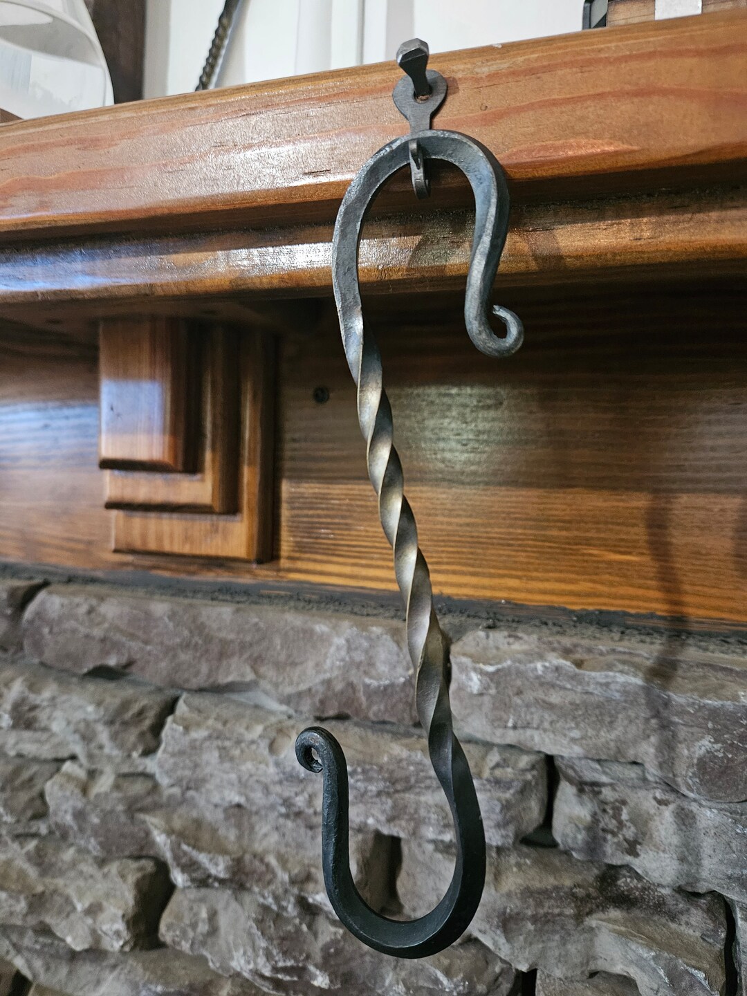Hand Forged Twisted S-hook Pot Hanger - Etsy