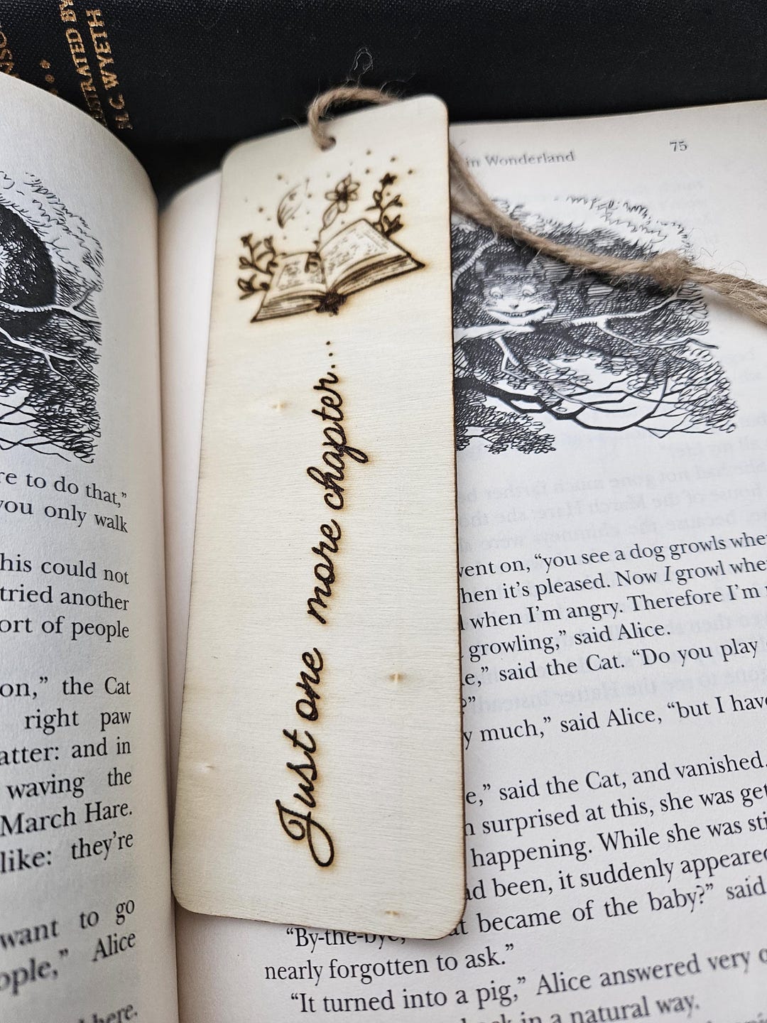 Engraved Wooden Bookmarks - Etsy