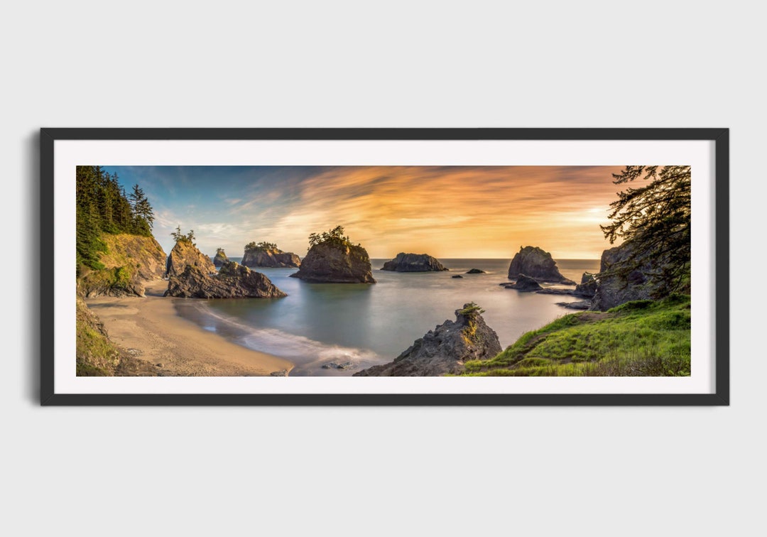 Oregon Coast Print, Oregon Poster, Secret Beach Oregon Art, Fine Art ...