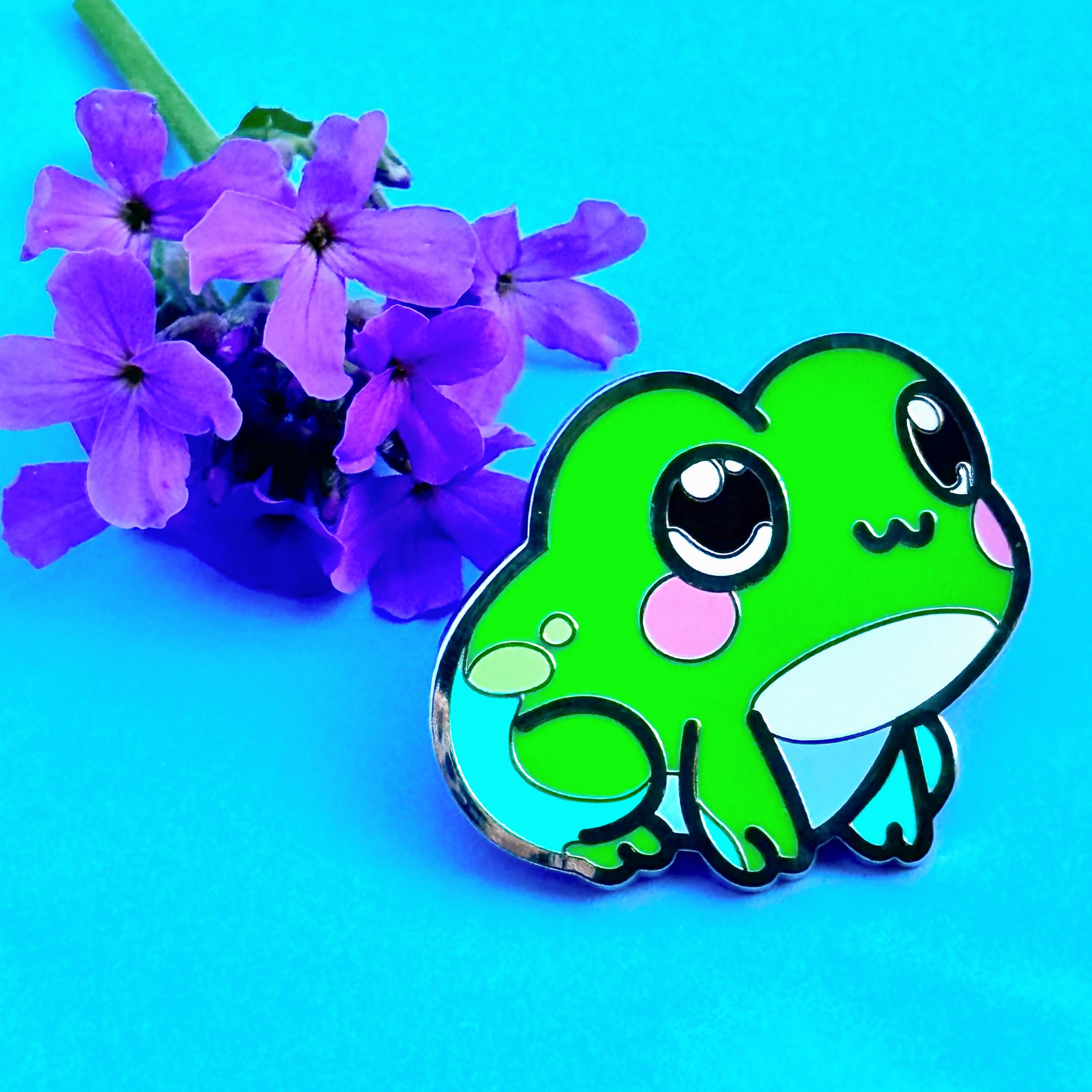 Froggy Enamel Pin - Etsy