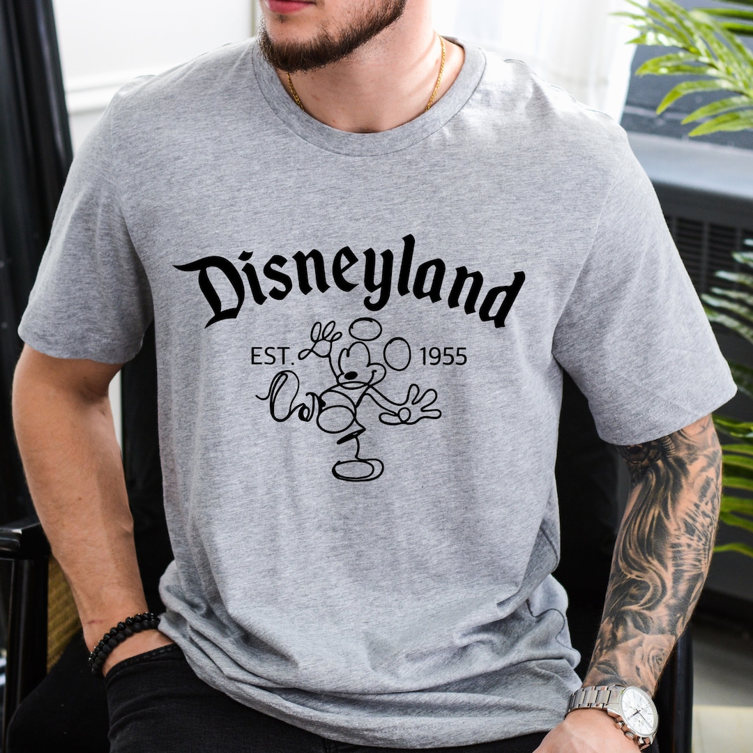 Vintage Disneyland Est 1955 T-shirt, Disneyland Family Shirts, Disney Trip Shirt, Disneyland ...