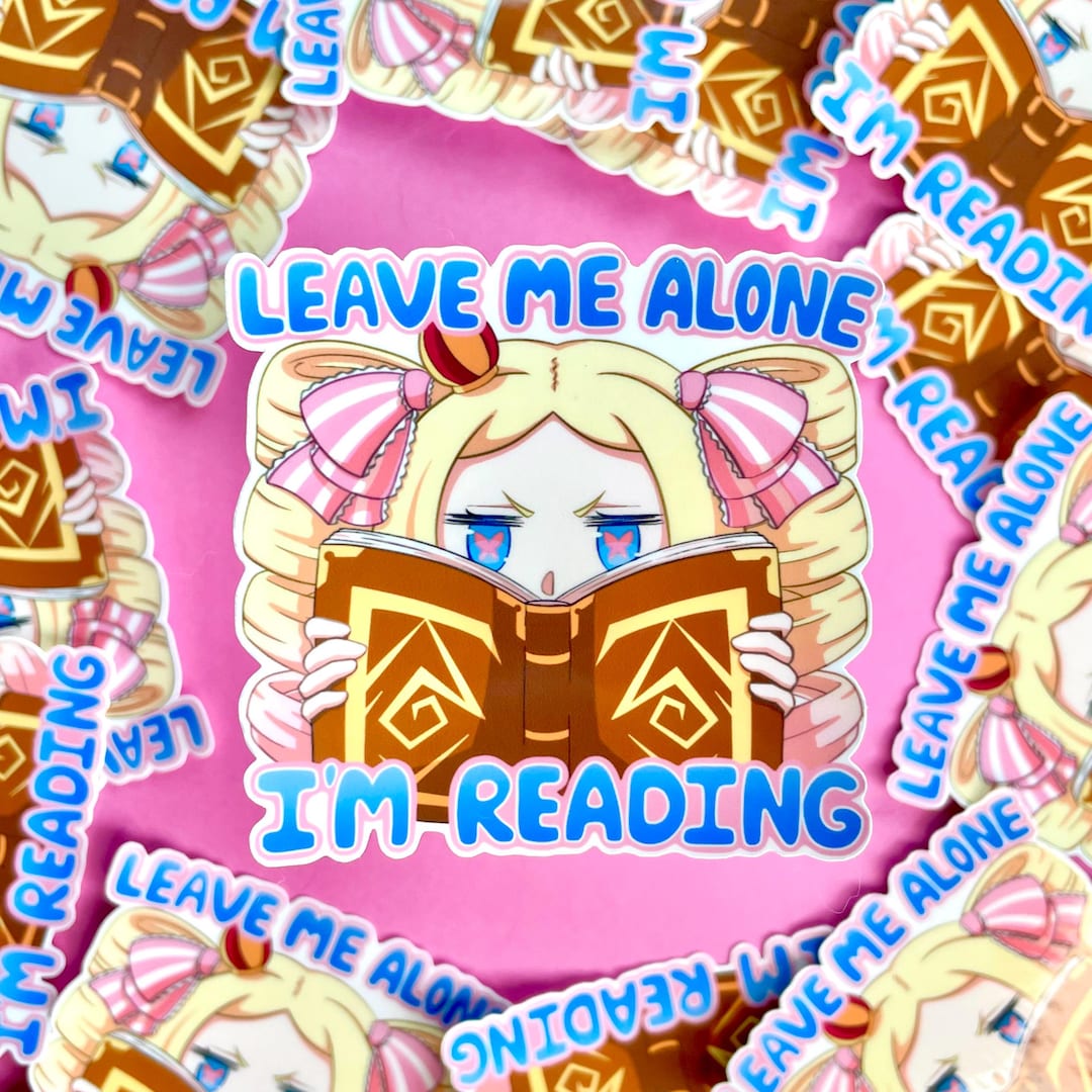 Re Zero Beatrice Betty Beako Anime Reading Book Vinyl Sticker - Etsy