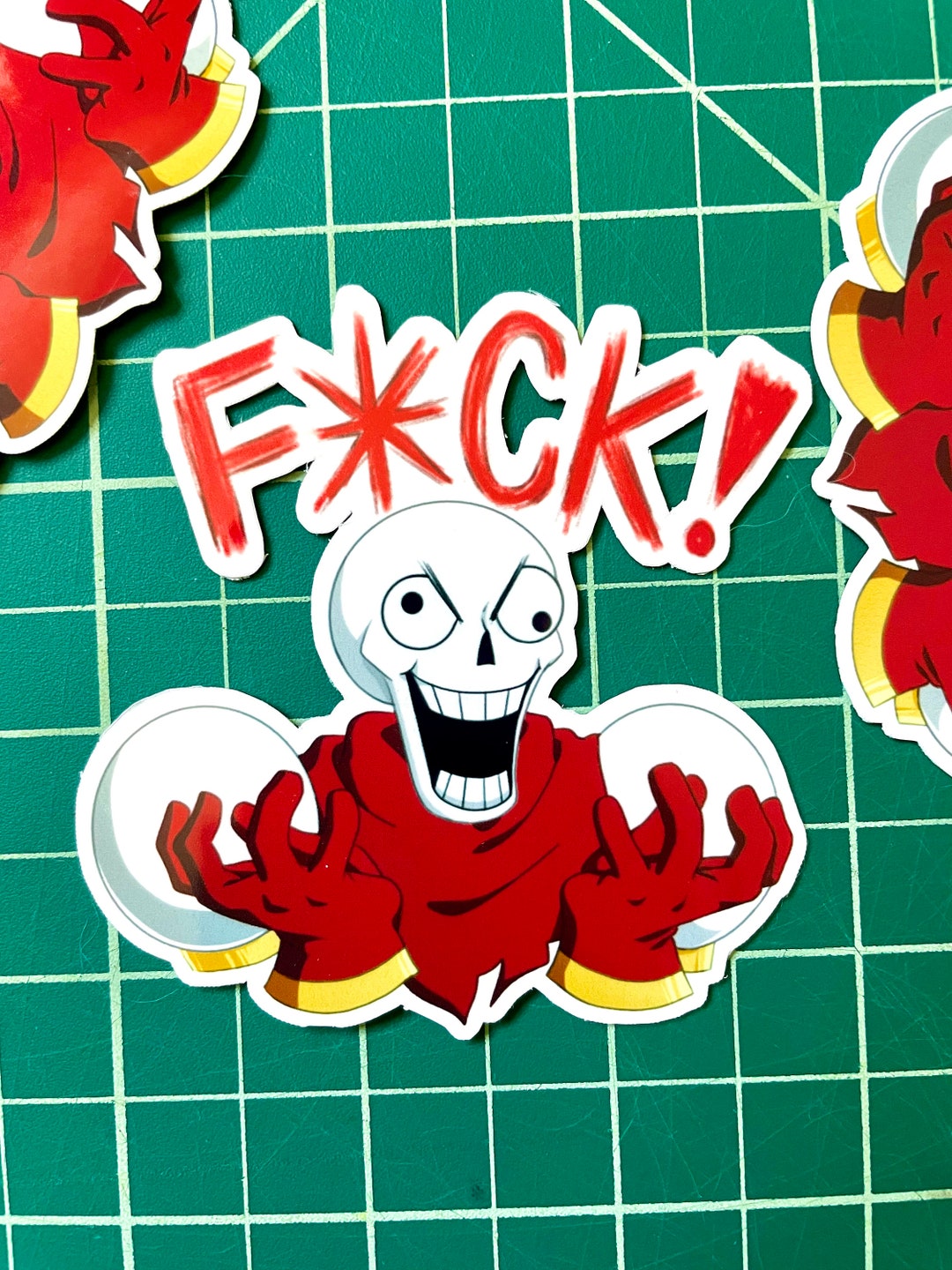Let Papyrus Swear Undertale Vinyl Sticker - Etsy