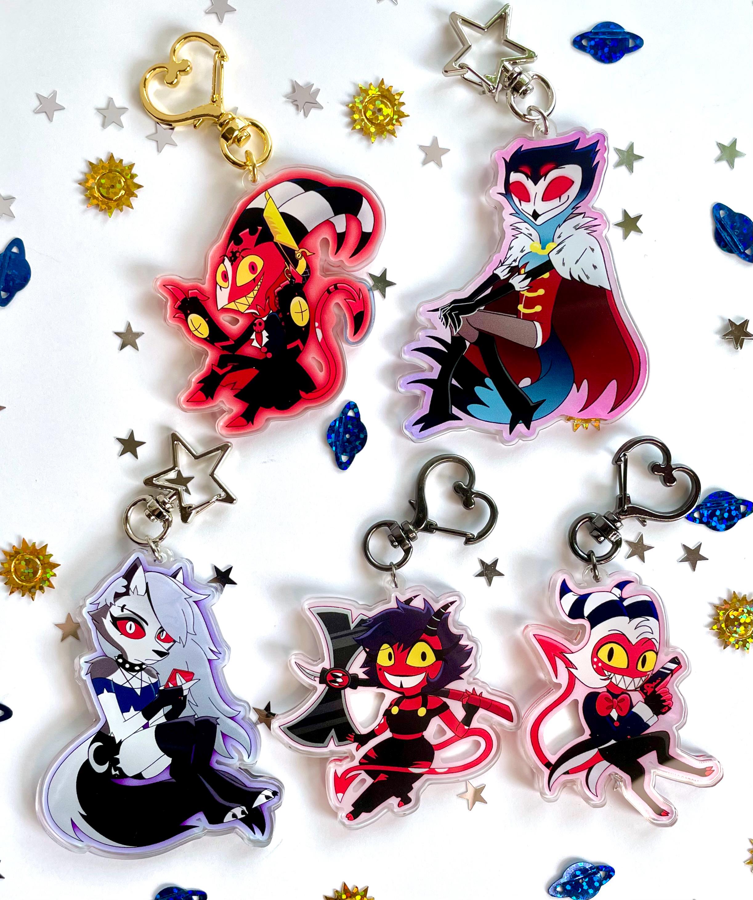 Helluva Boss Blitzo Stolas Millie Moxxie Loona Double Sided Acrylic ...