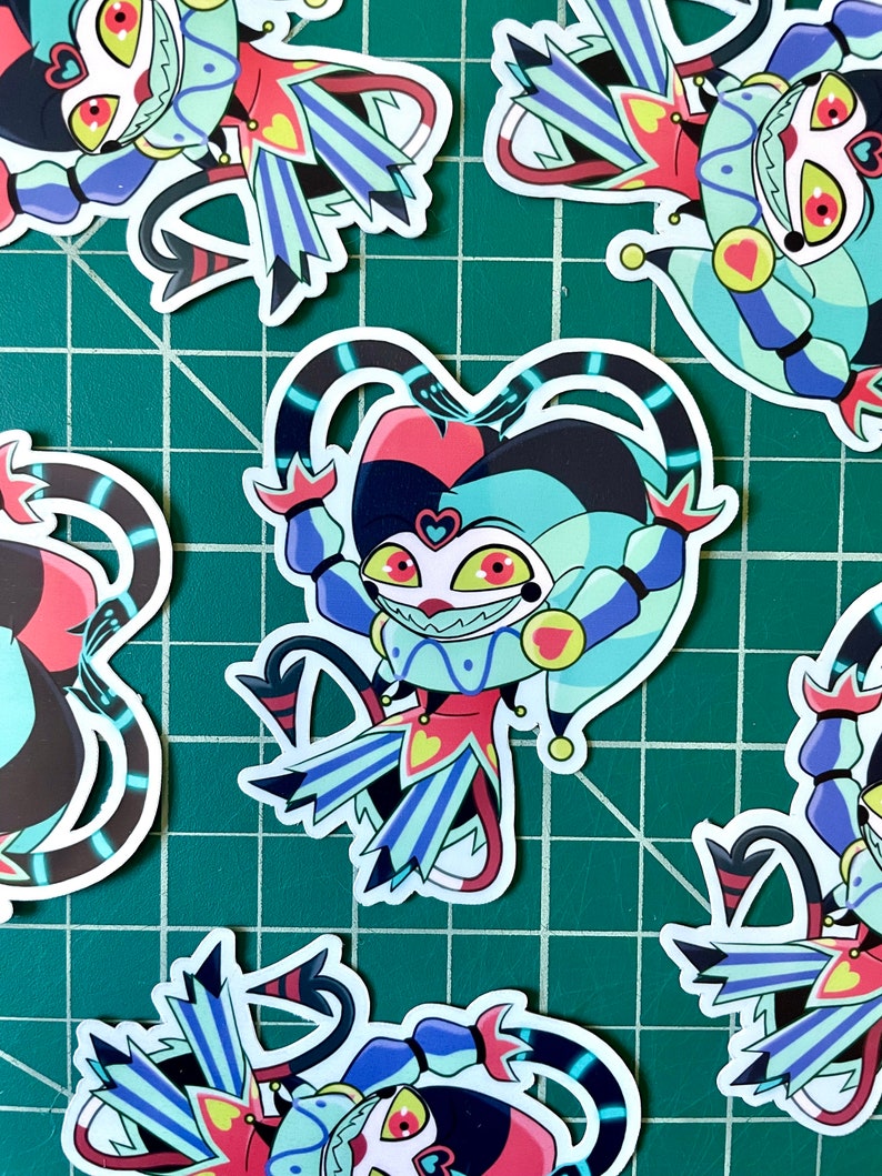 Helluva Boss Fizzarolli Chibi Vinyl Sticker - Etsy