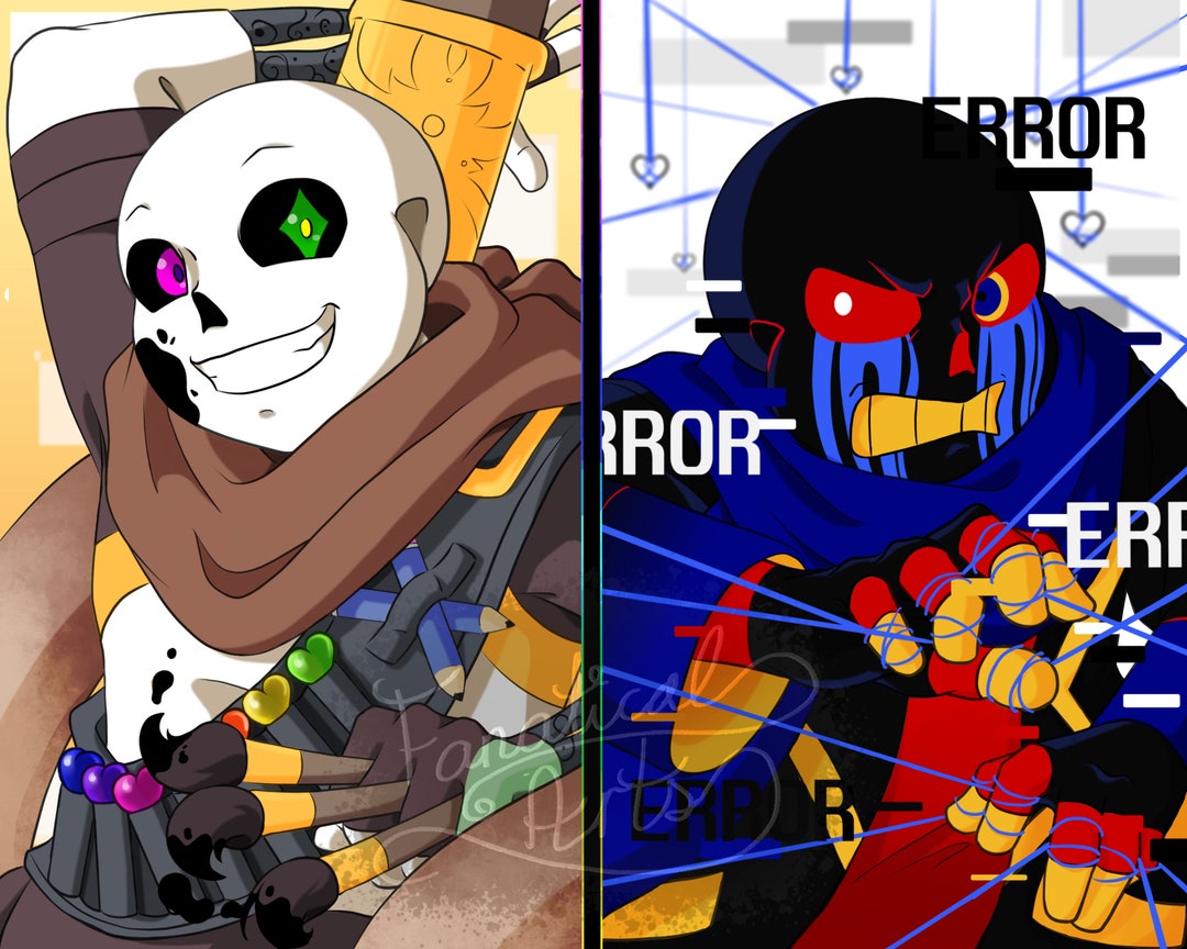 Error Ink Undertale AU 8 X 10 Print - Etsy