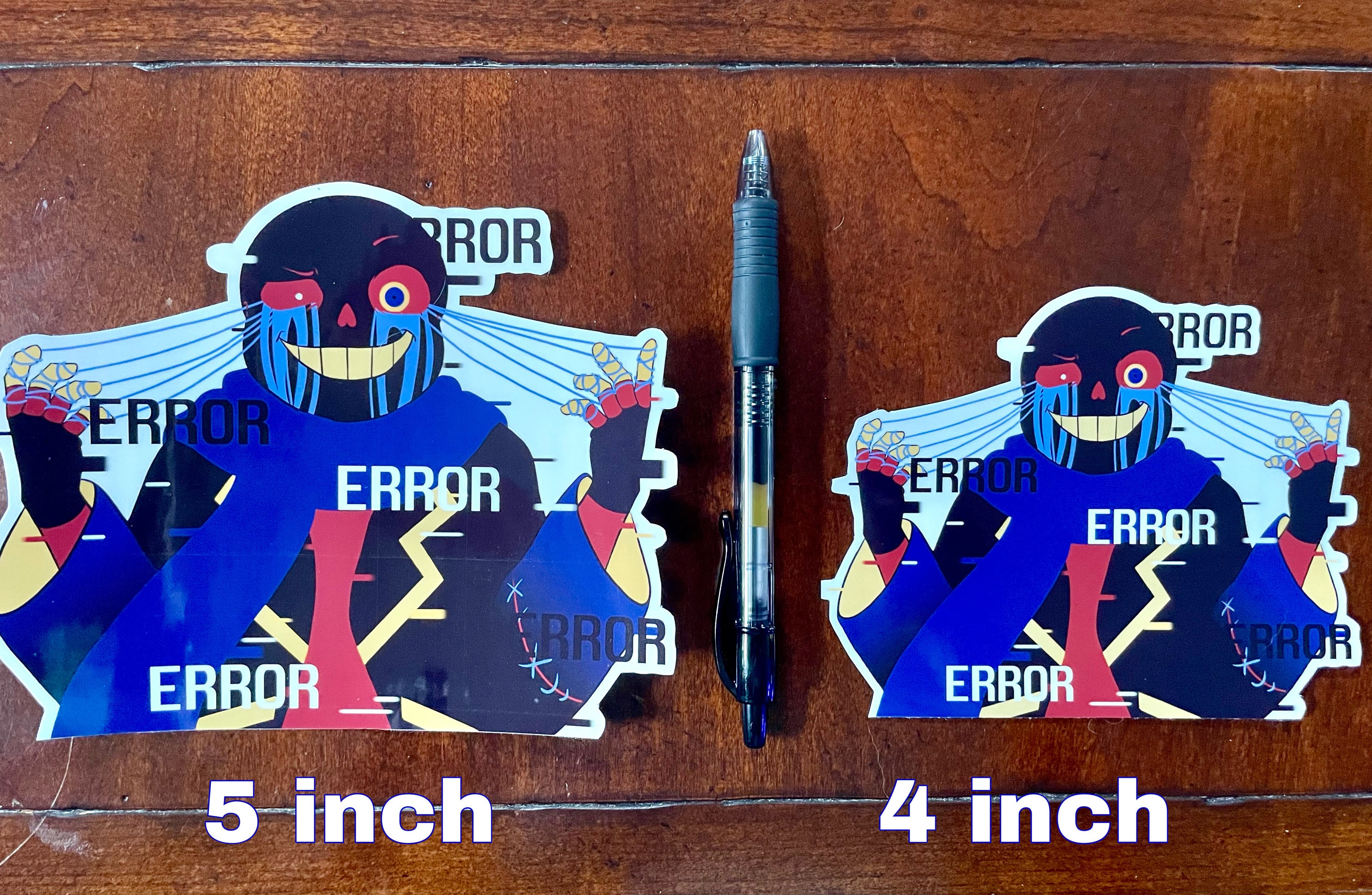 Error Sans Undertale AU Vinyl Peeker Sticker - Etsy
