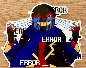 Xtale Cross Sans Undertale AU Vinyl Peeker Sticker - Etsy