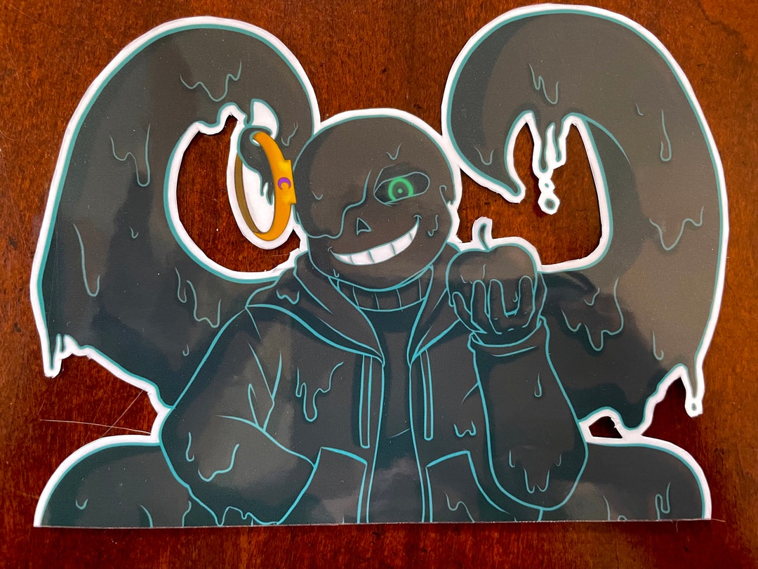 Nightmare Sans Undertale Vinyl Peeker Sticker - Etsy
