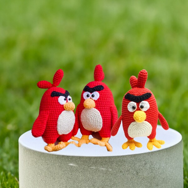 Crochet Angry Birds - Etsy