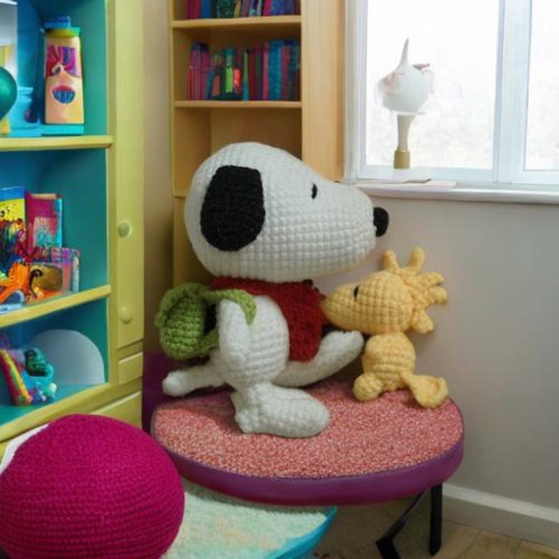 Snoopy Crochet Book - Etsy