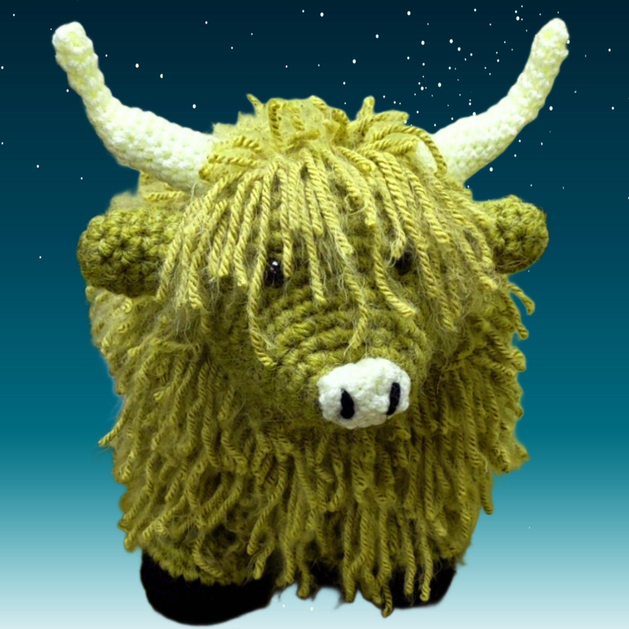 Highland Cow Crochet Pattern, Easy Cow Crochet Pattern, Amigurumi Cow ...
