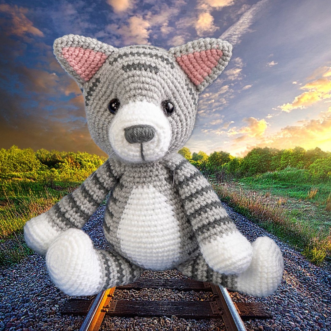Toby the Tabby Cat Crochet Pattern Pdf, Sewing, Amigurumi - Etsy