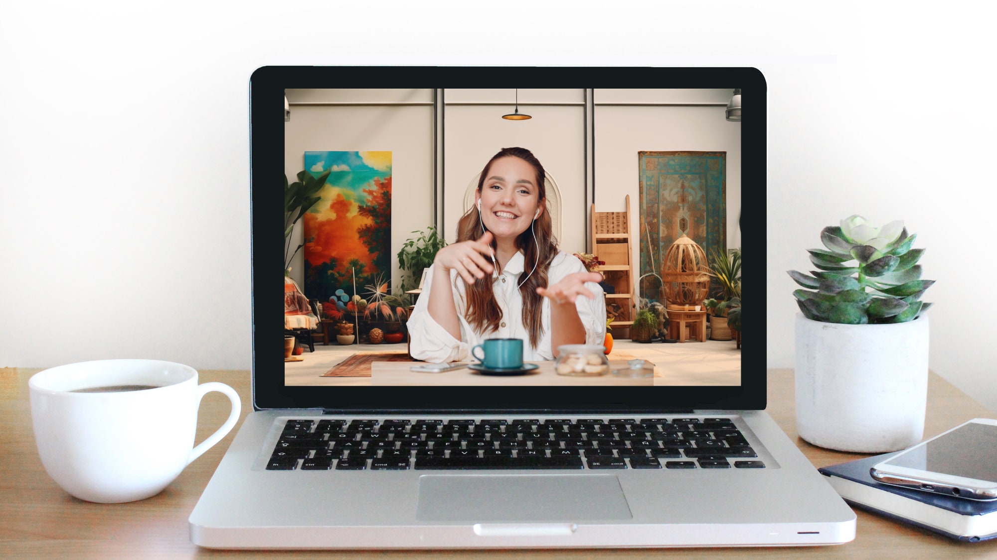 Virtual Background for Meetings | Beautiful, Expansive, Creative Loft ...