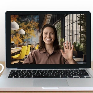 Virtual Background for Meetings | Vibrant, Expansive, Creative Loft ...