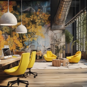 Virtual Background for Meetings | Vibrant, Expansive, Creative Loft ...