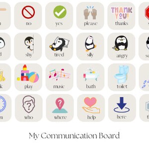 Kids Super Pack Manners Placemat Communication Board Screen Time Tokens ...