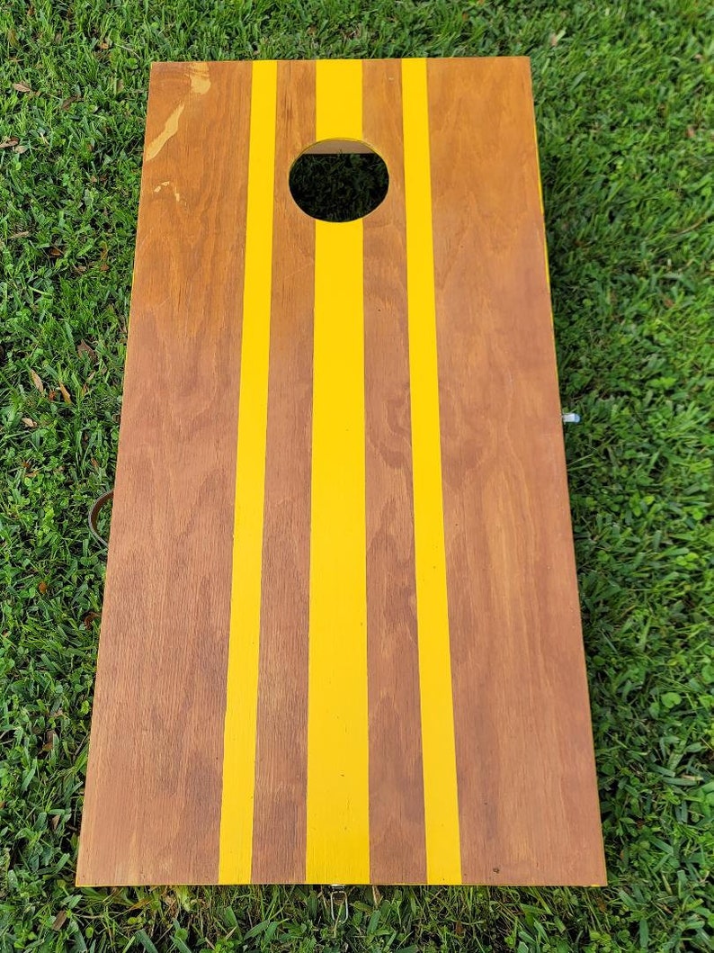 Cornhole With Racing Stripes - Etsy