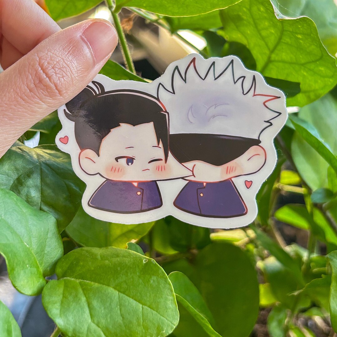 Cute Satosugu Sticker JJK Jujitsu Anime / Cute / Laptop Sticker ...