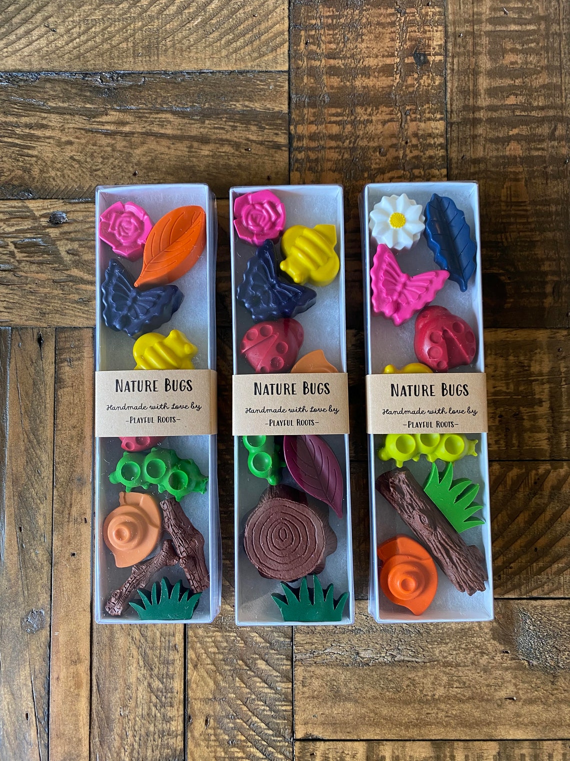 Crayon Nature Bugs Gift Set, Sensory Learning, Party Favors, Birthday ...