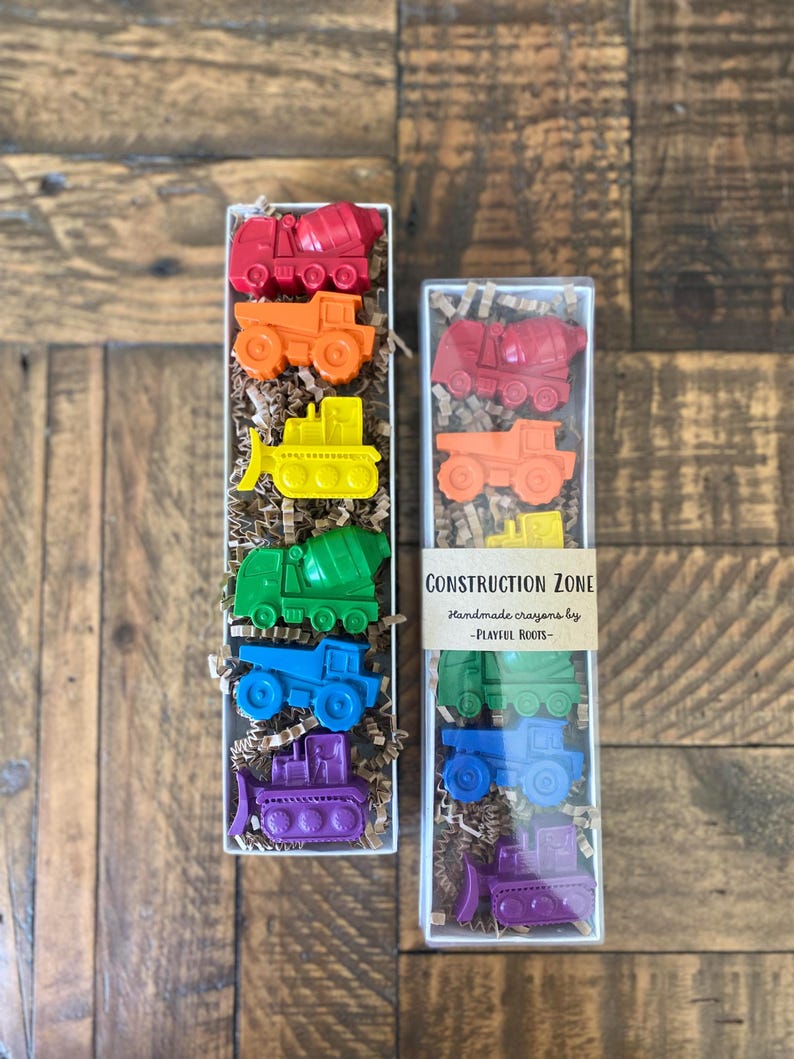 Construction Theme Crayons, Construction Party Favors, Kids Art ...