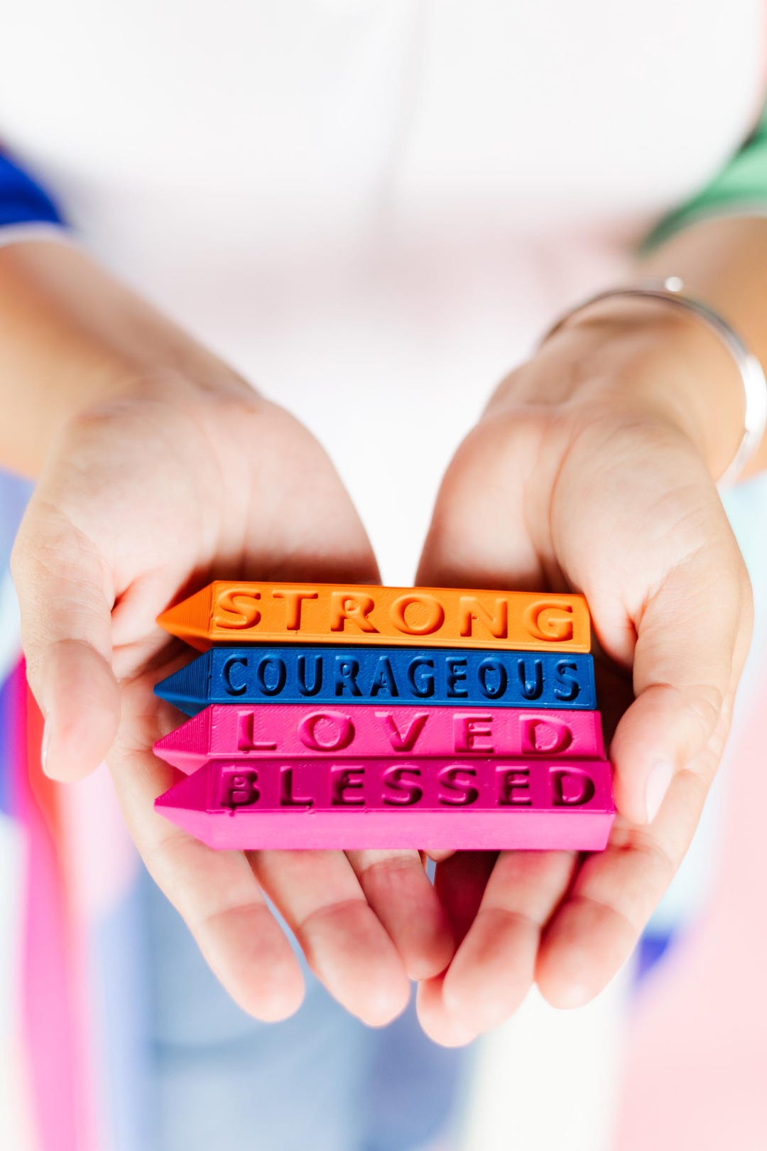 Affirmation Crayon Sticks & Doodle Book, Valentine's Gift, Easter ...