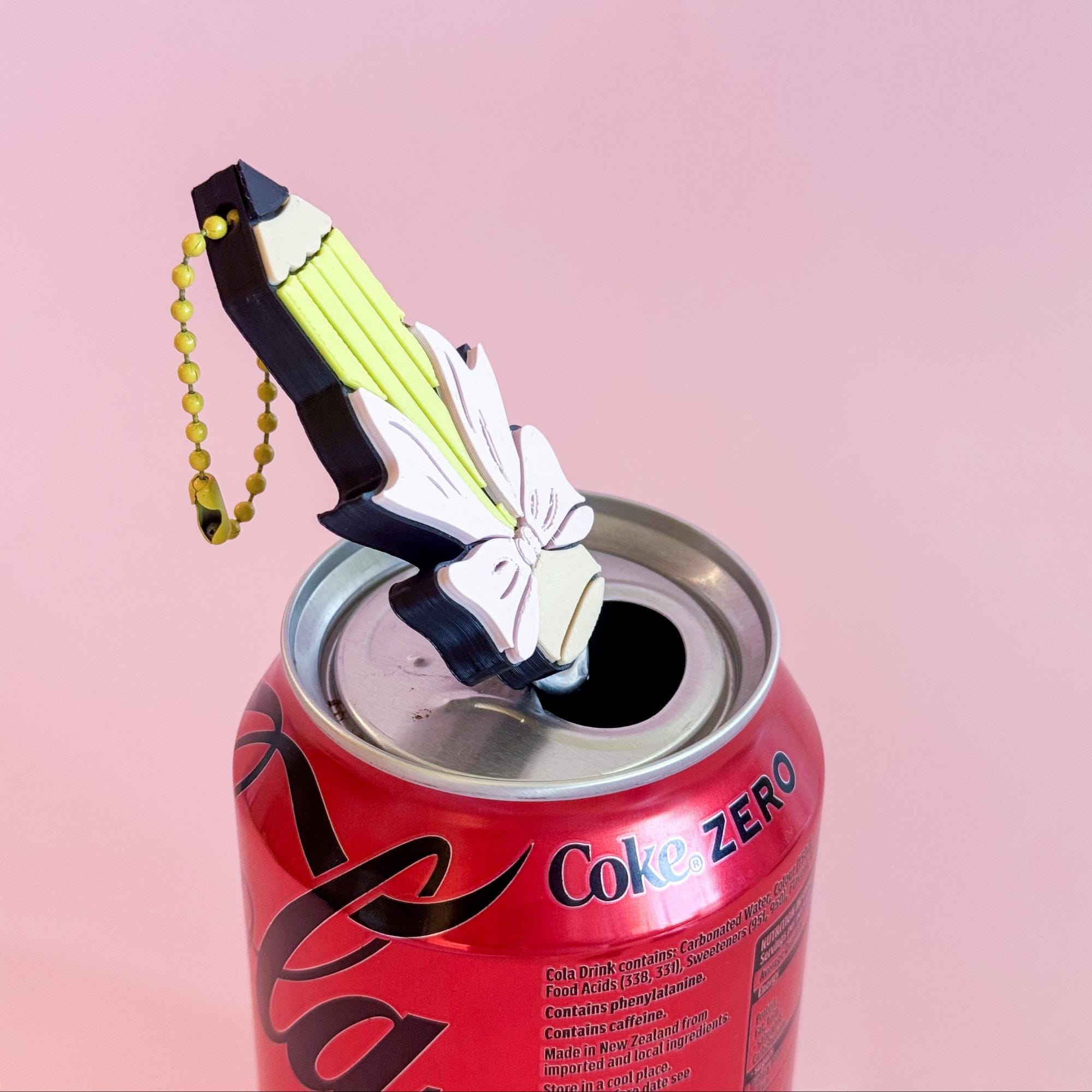 Pencil & Bow Soda Can Opener 3D Print File | School Teacher Can Opener ...