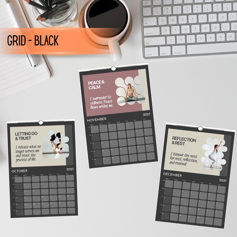 2026-2027 Calendar, Personalized Calendar, Large Wall Calendar, Yearly ...