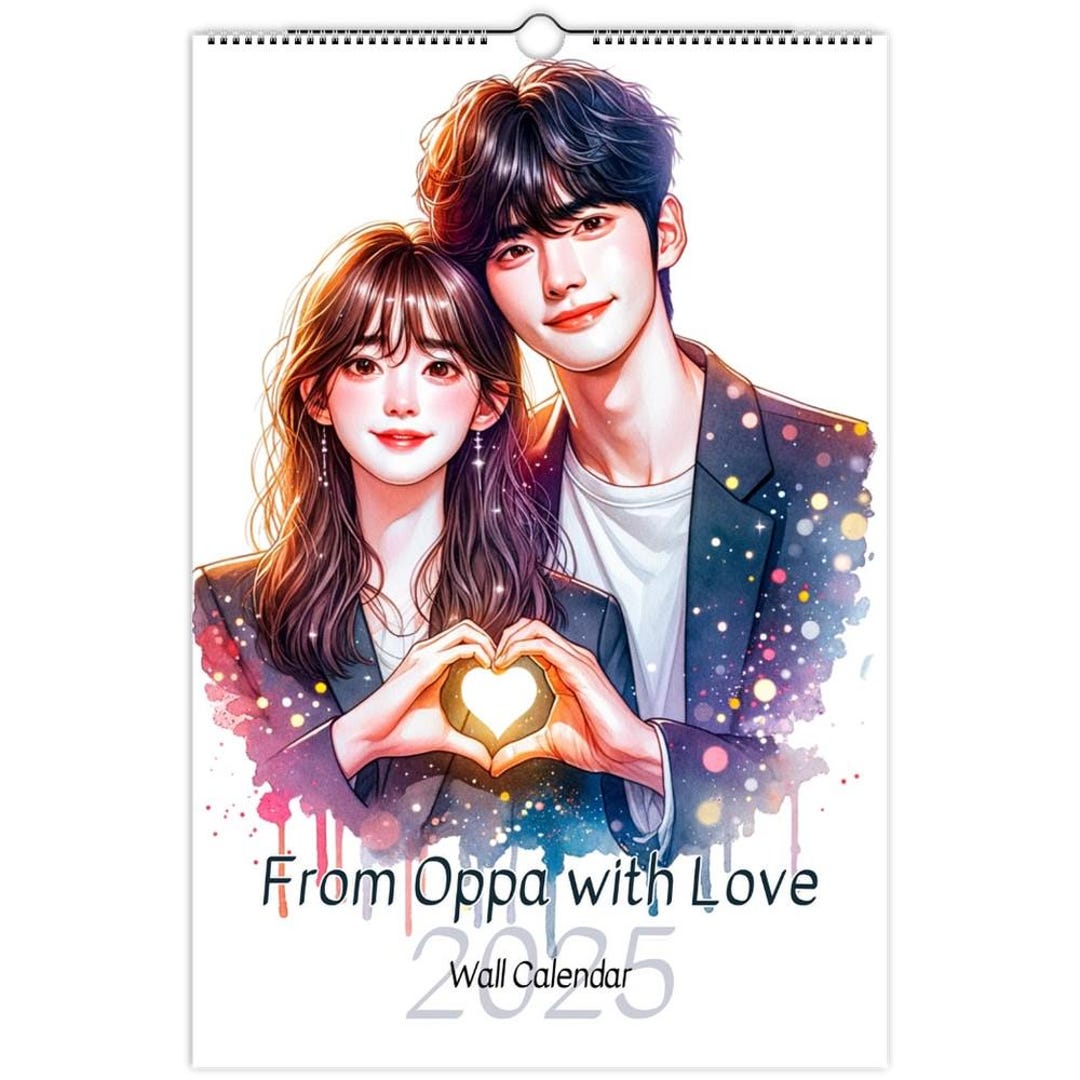 Wall Calendars 2025 US & CA, Kdrama Calendar,giant Wall Calendar,kdrama ...