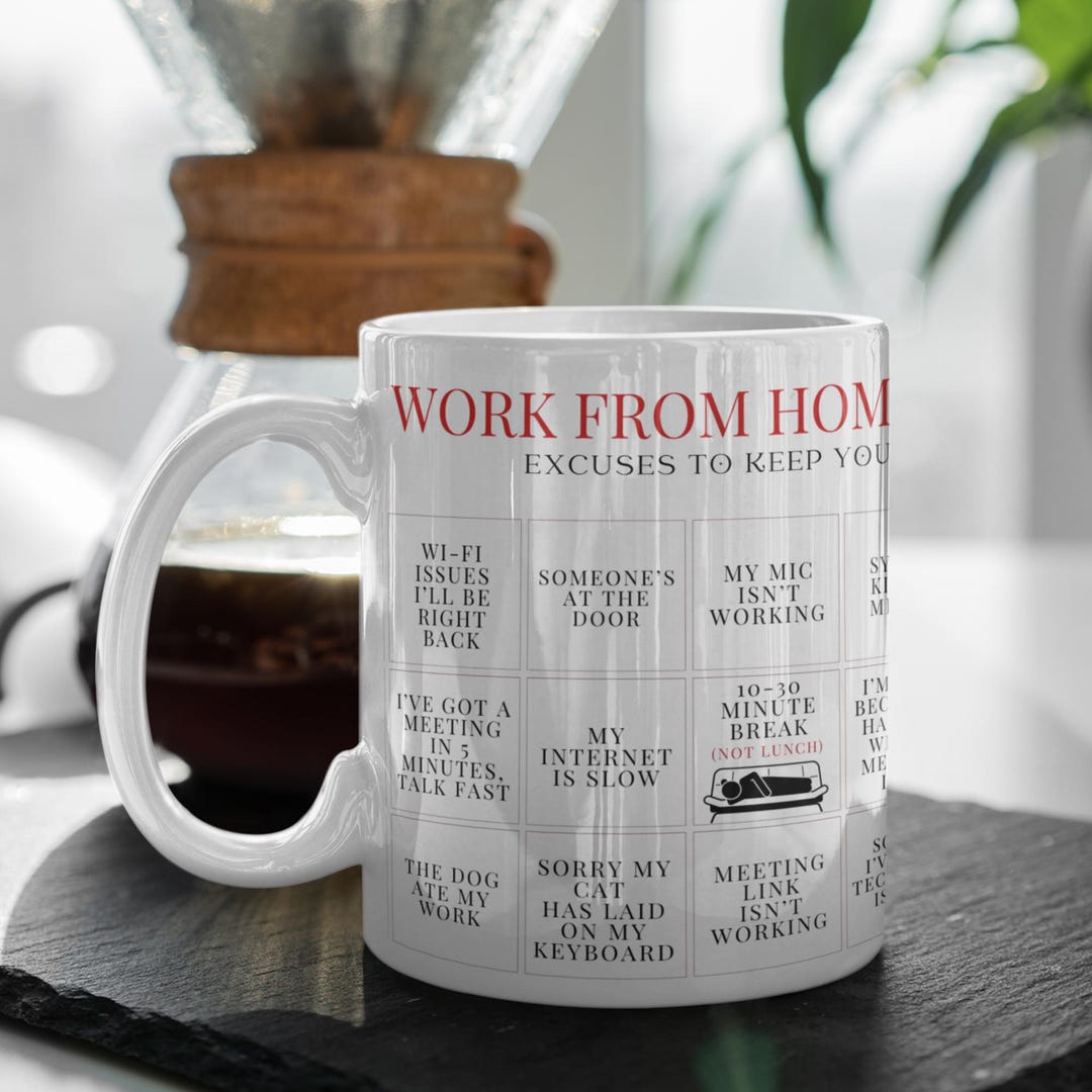 11oz Ceramic Mug,work From Home,remote Worker,conference Call,home ...