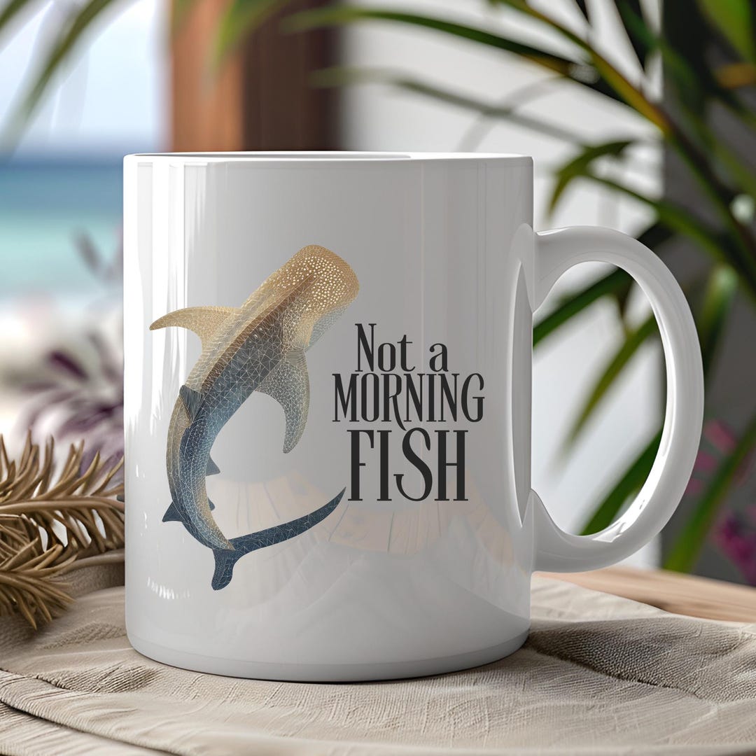 11oz Ceramic Mug, Whale Shark Mug, Ocean Lover Gift, Marine Life Mug ...