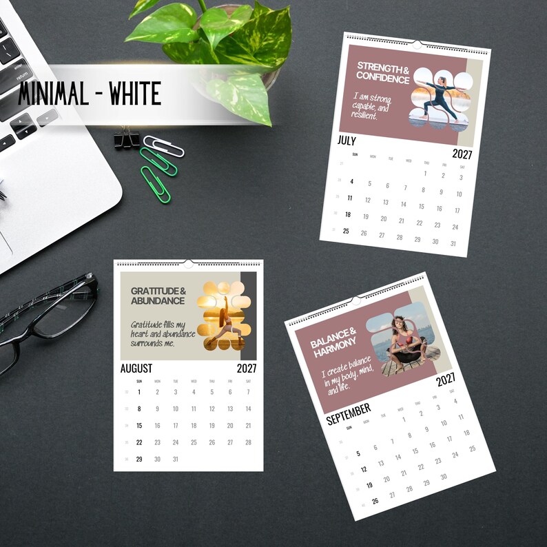 2026-2027 Calendar, Personalized Calendar, Large Wall Calendar, Yearly ...