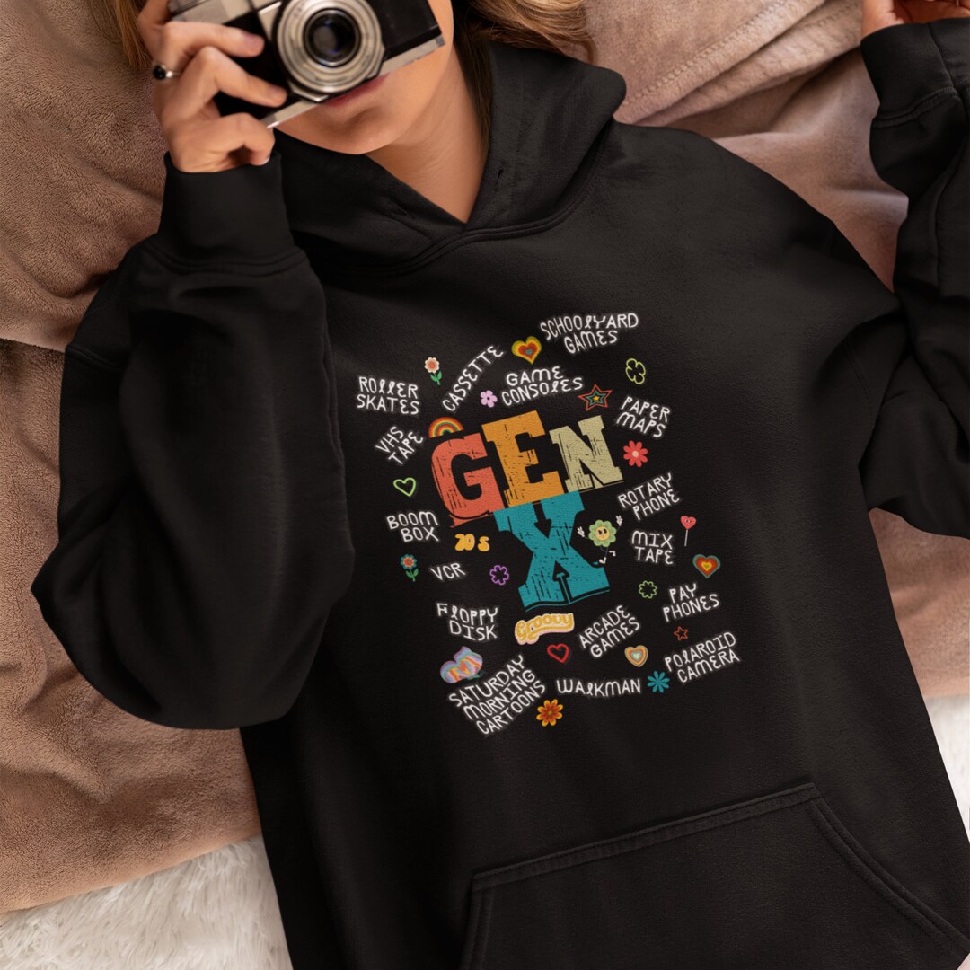 Unisex Pullover Hoodie, Gen X, Generation X, Gen X Shirt, Generation X ...