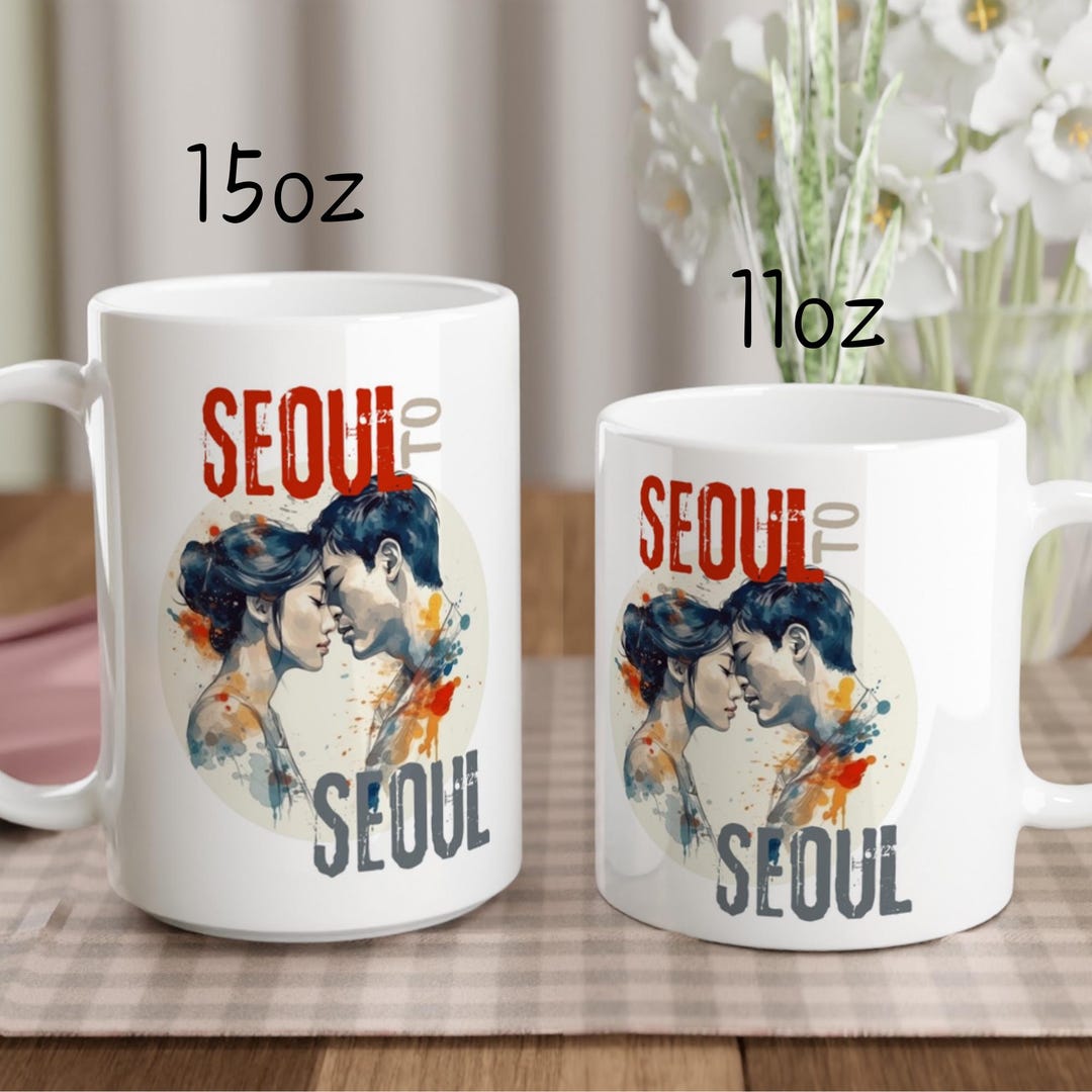 15oz Ceramic Seoul Mug,kdrama Gifts,korean Mug,kdrama Gift,kdrama ...
