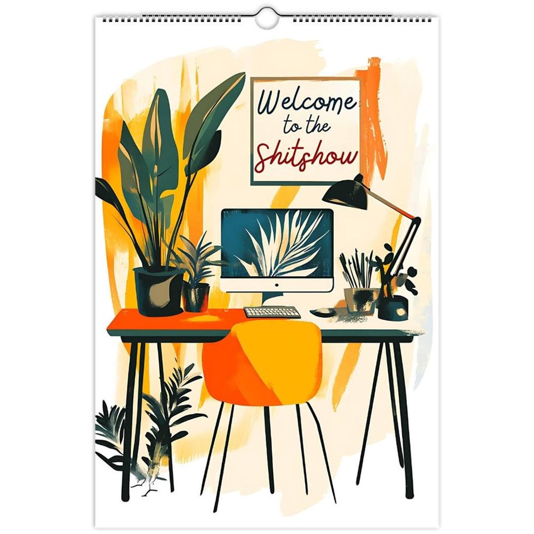 Wall Calendars 2025 US & CA, Funny Calendar 2025, Funny Office Gift ...
