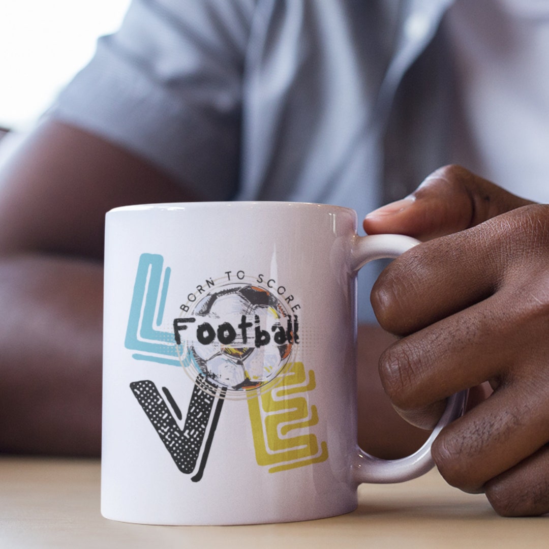Ceramic Mug 11oz Football Love, Football Mug, Football Gift, Football ...
