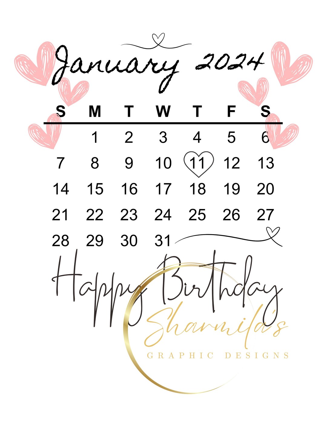 Custom Calendars for Edible Prints PDF Download - Etsy