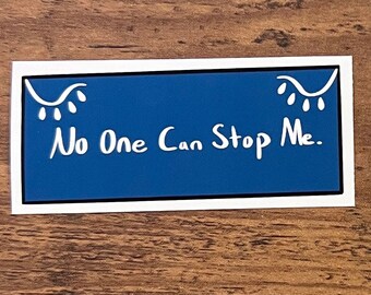 Stop Talking Die-cut Sticker - Etsy