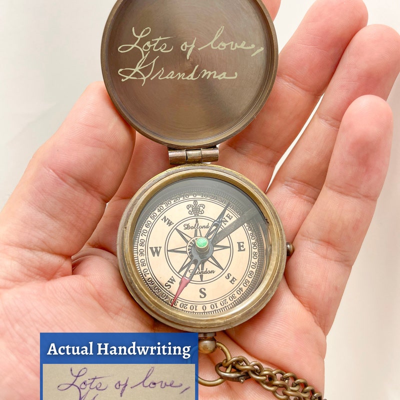 Engraved Compass - Etsy