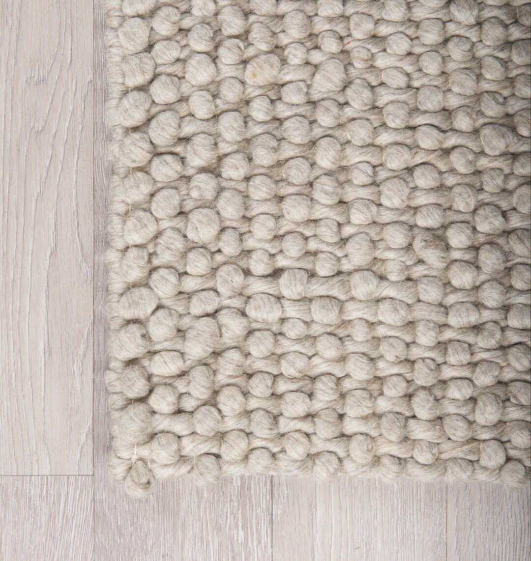 Handmade Felted Soft Pebble Wool Rug custom Wool Rug Wool Rugs Bedroom ...
