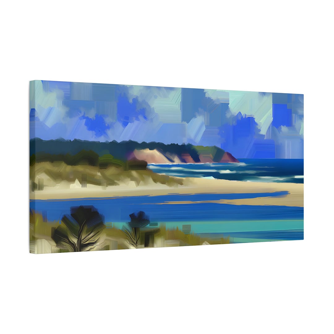 Outer Banks Coastal Landscape Art Print Beach Home Decor Wall Art Print ...