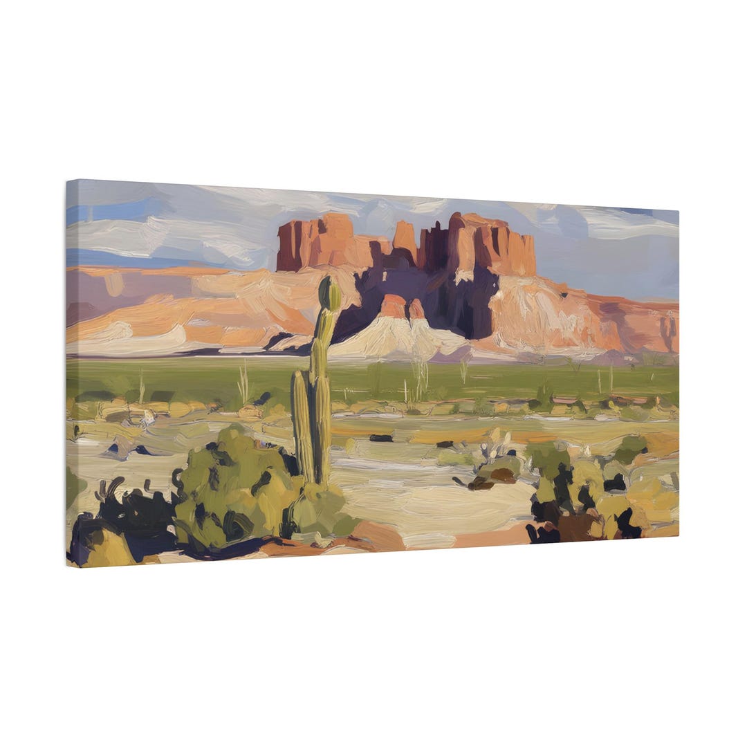 Anza-borrego Desert Landscape Print Desert Art Cactus Wall Decor Nature ...