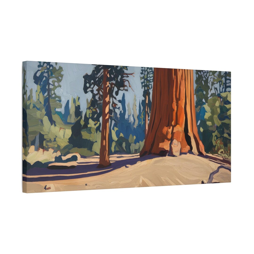 Sequoia National Park Art Print Tree Landscape Nature Decor Outdoor ...