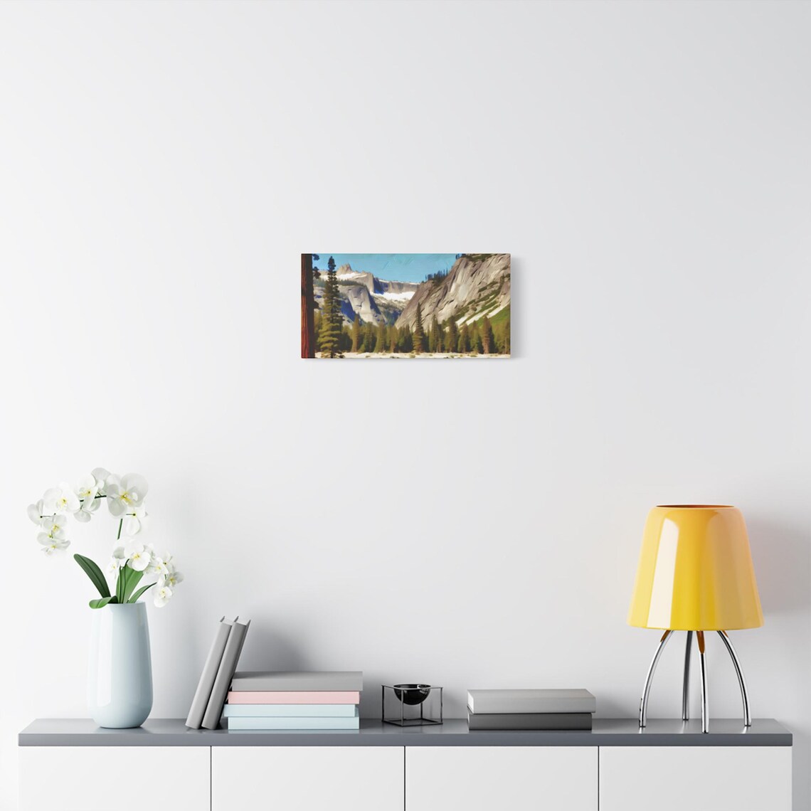 Sequoia National Park Landscape Art Print Nature Digital Painting Wall ...