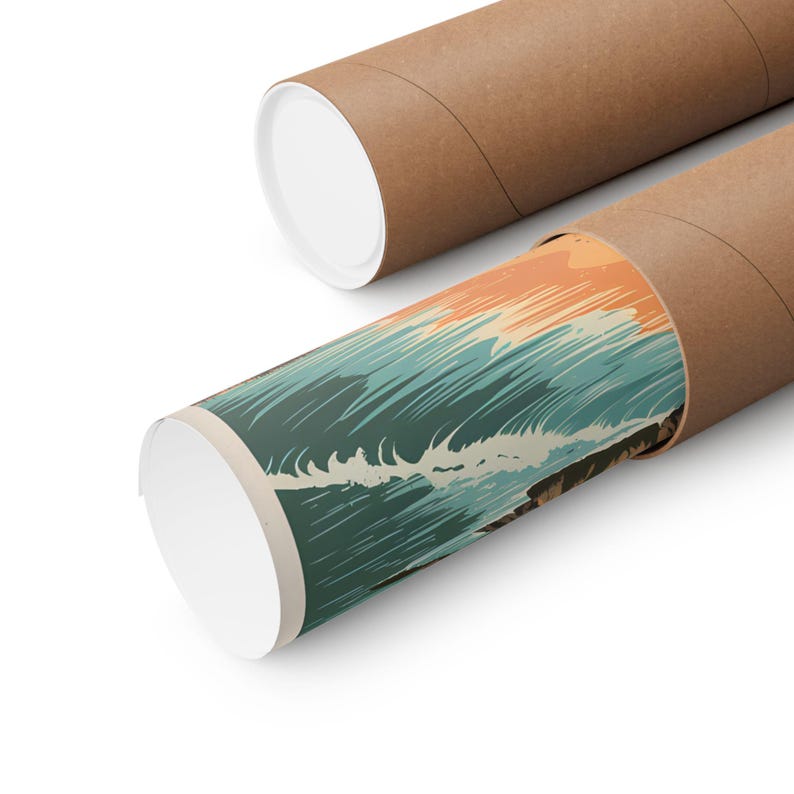 Cape Reinga Art Print Coastal Landscape New Zealand Lighthouse Vintage ...