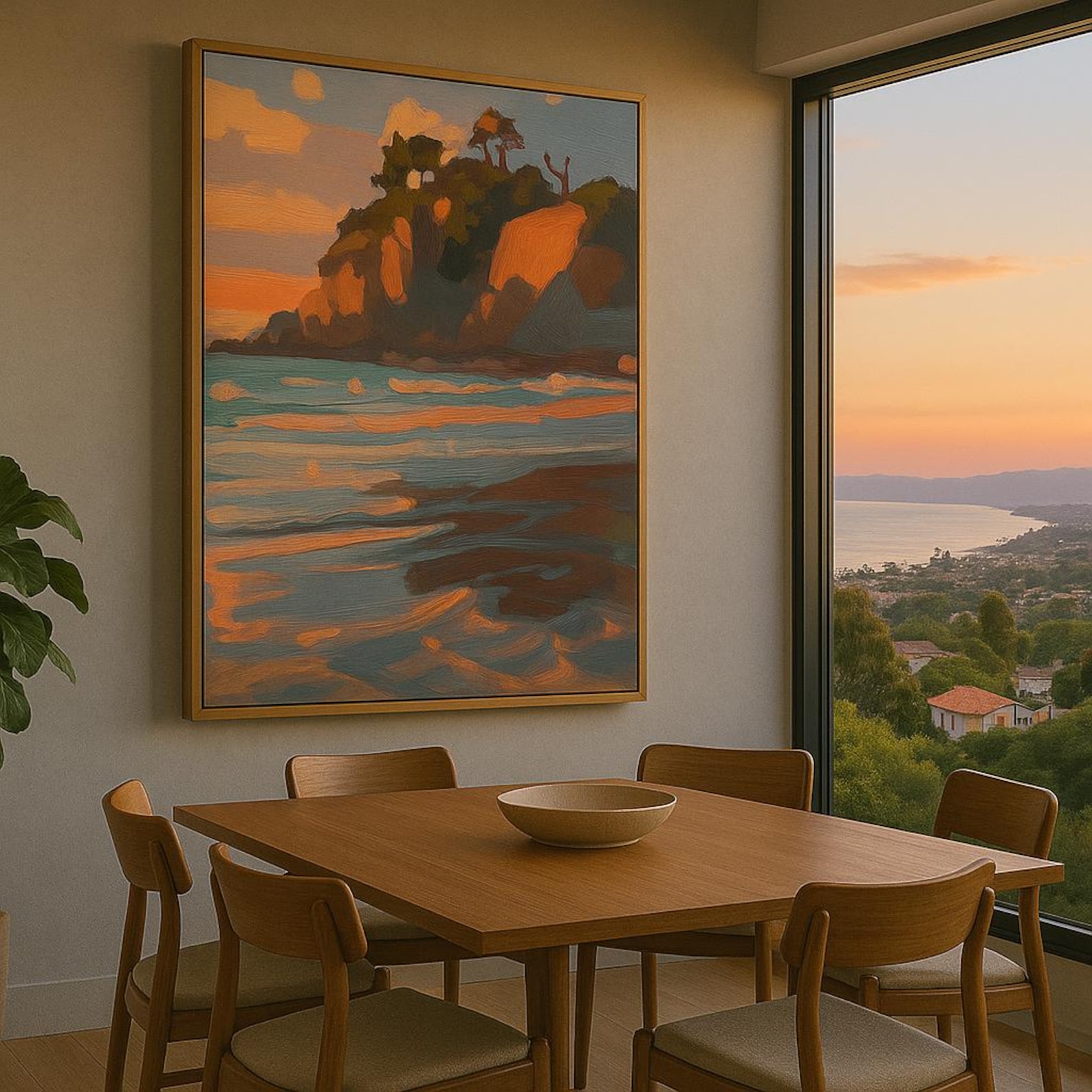 Beach Sunrise Wall Art Ocean Landscape Print Coastal Decor Home Decor ...