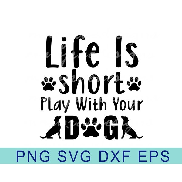 Dog Life Svg - Etsy