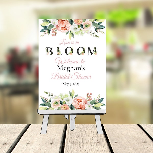 Love is in Bloom Sign - Etsy