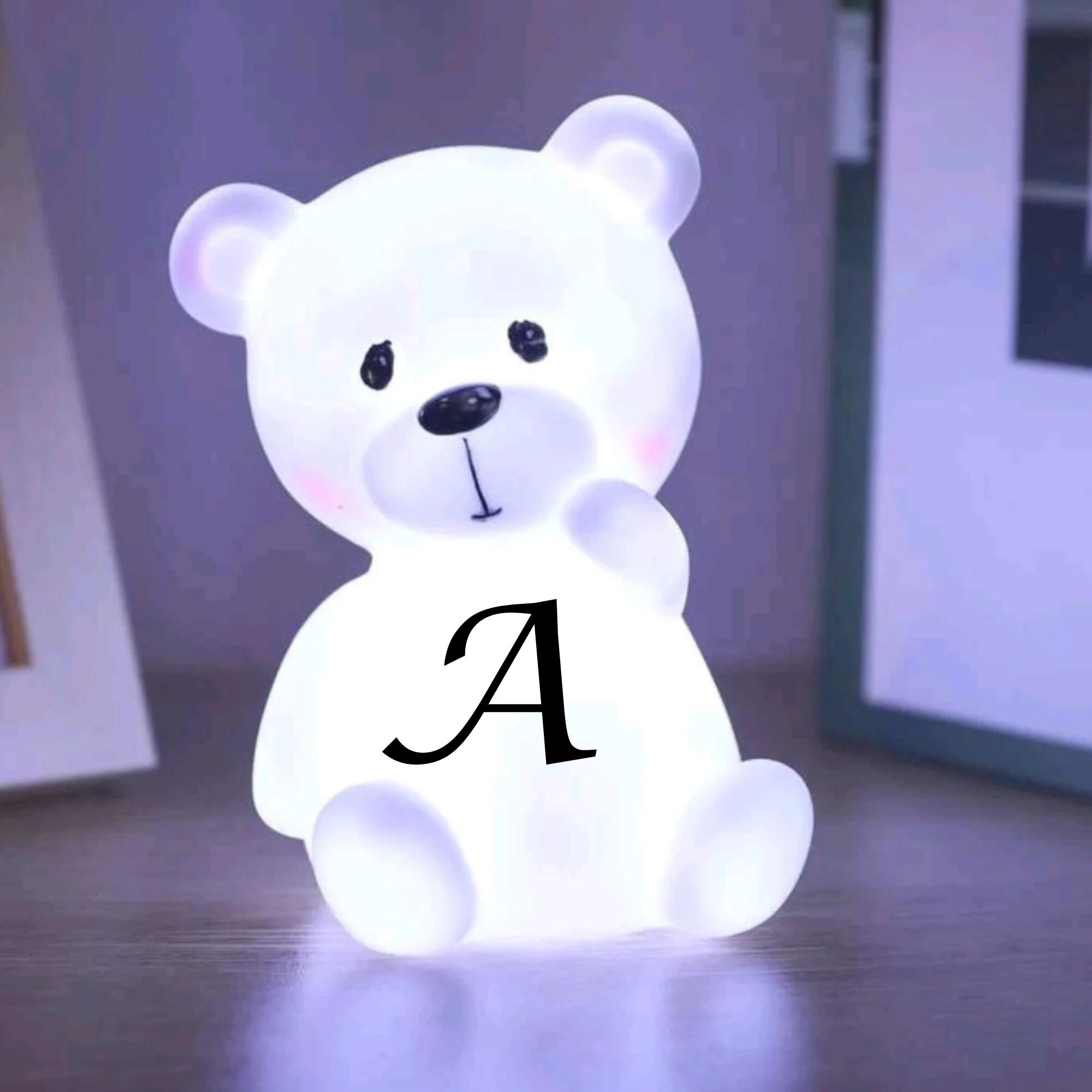 Custom Bear Shaped Night Light, Cute Decorative Light, Creative Bedroom ...