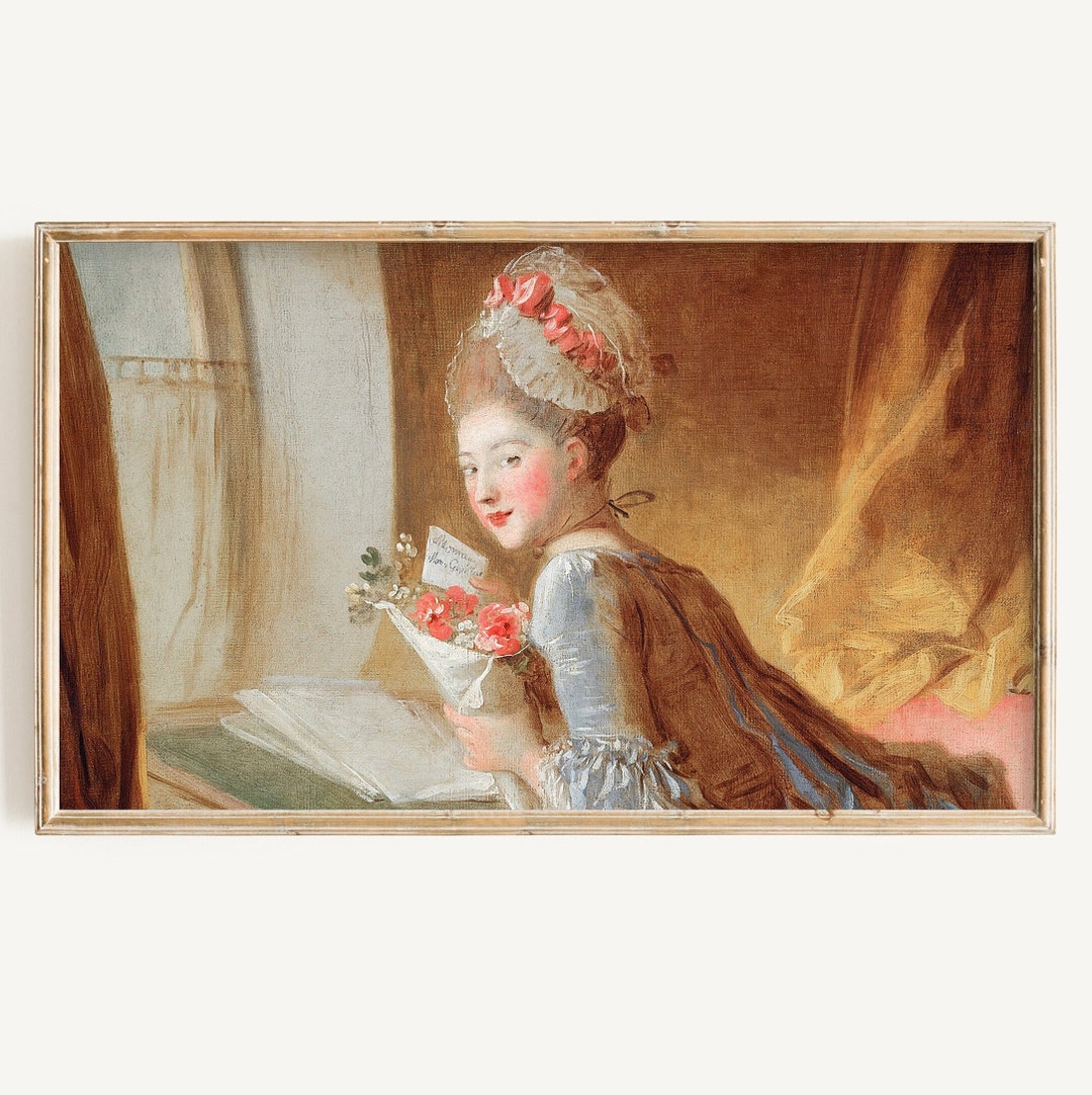 Valentine's Day Frame Tv Art | Frame Tv Art Spring | Vintage Coquette ...